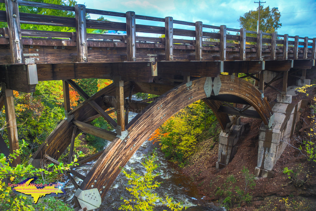 Michigan Photography ~ Eagle River Bridge -1964 – Seward's Wood-n ...