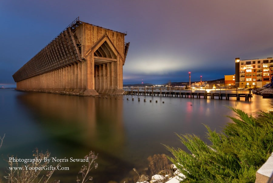 Marquette Lower Harbor Ore Dock Evening -1459 – Seward's Wood-n-Crafts ...