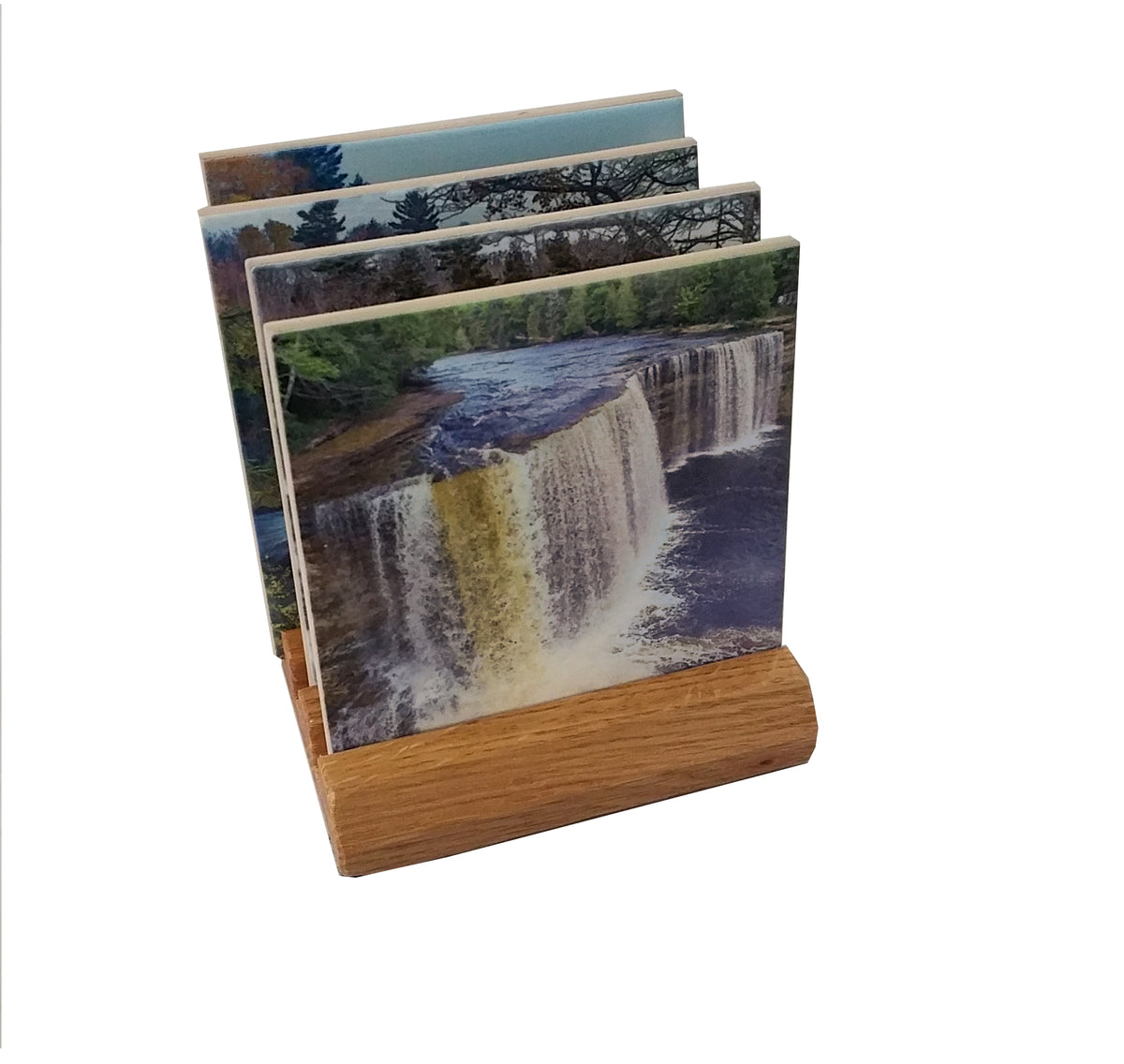 Michigan Coaster Sets -Season's Of Upper Tahquamenon Waterfalls ...
