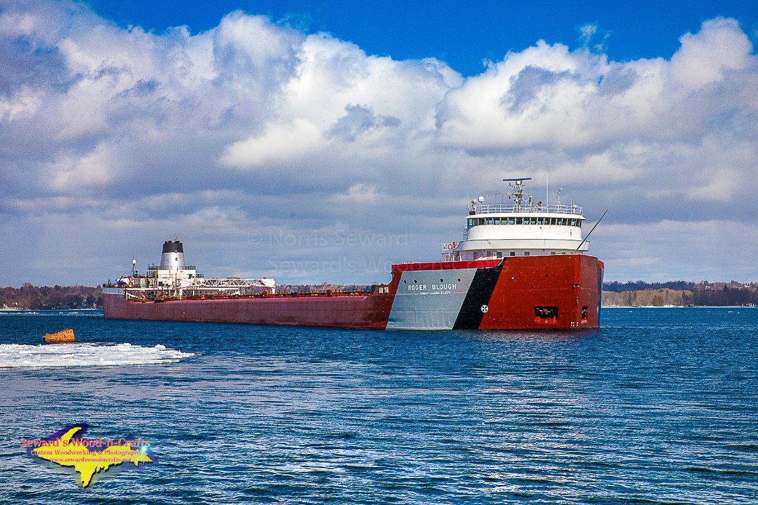 Great Lake Freighters Roger Blough --4394 – Seward's Wood-n-Crafts ...
